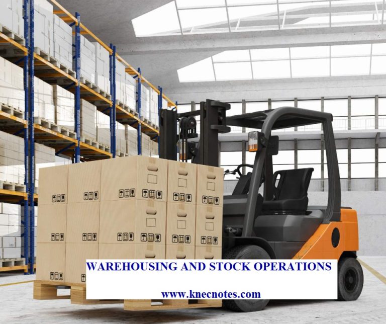 Warehousing Operations and Stock Control notes - KNEC - KNEC notes and ...
