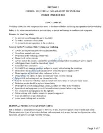 Topic 1: Safety - KNEC notes and Revision materials