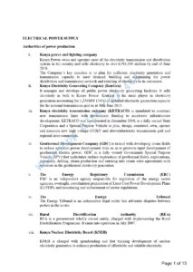 Topic 3: Electrical Power Supply - KNEC notes and Revision materials